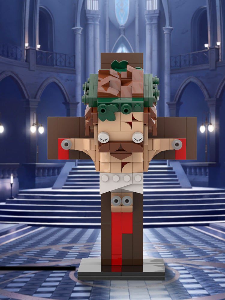 Jesus Crucifixion of Jesus– MOC Brick Store