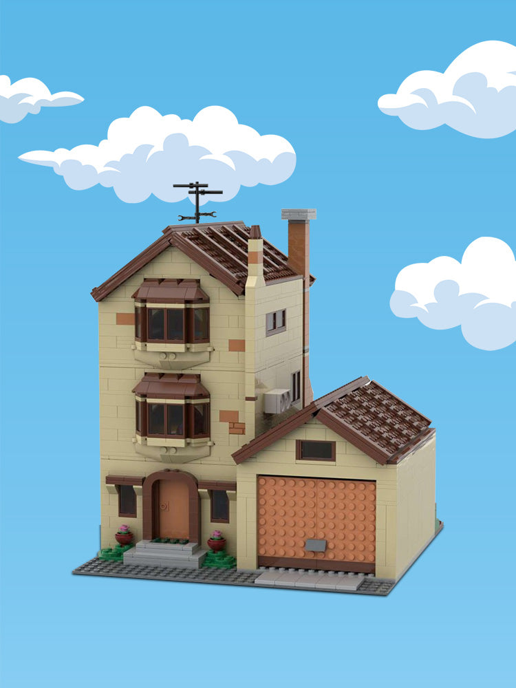 The Simpsons - MOC-100451 Modular Simpsons House– MOC Brick Store