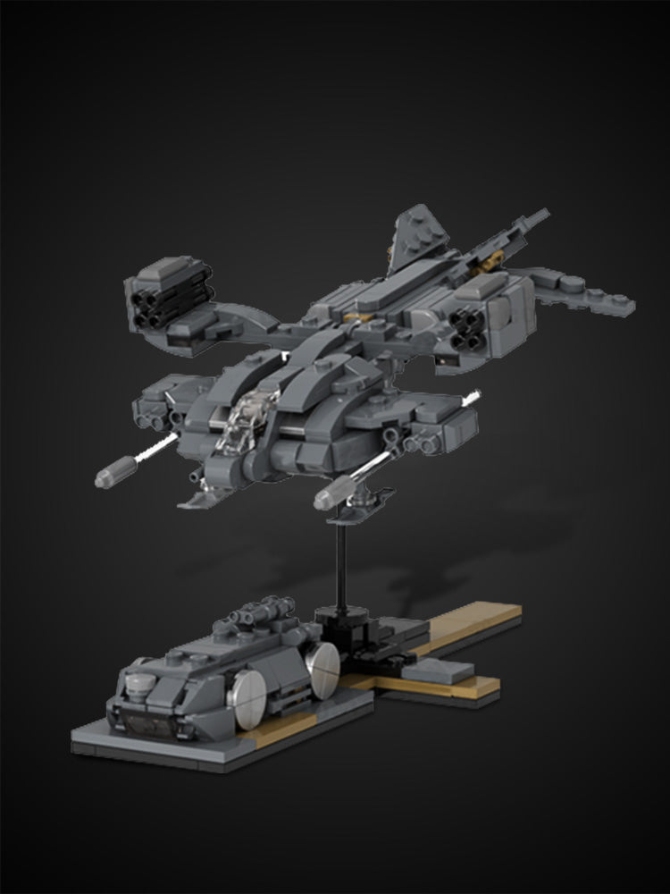 MOC-201904 Micro Size UD-4L Cheyenne Dropship(Landing position)with Na ...