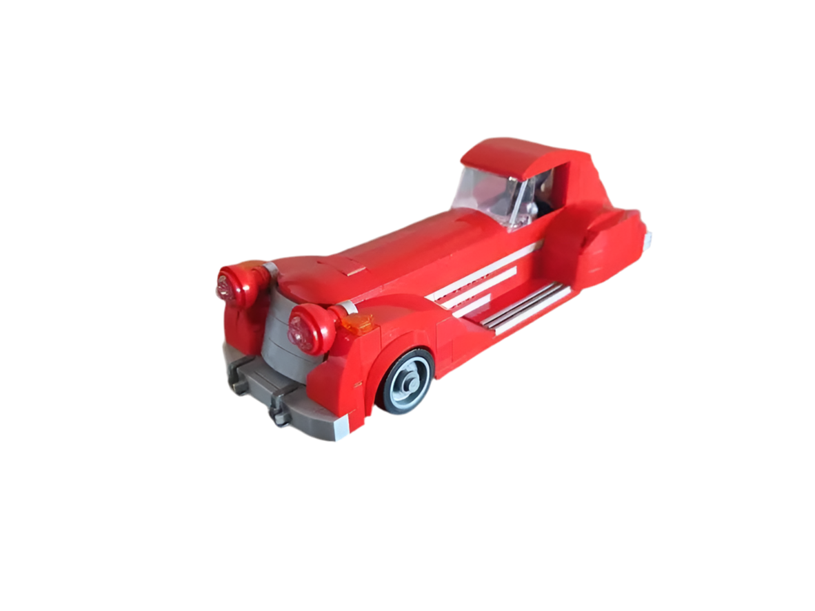 MOC-65599 1930s First Appearance Batmobile– MOC Brick Store