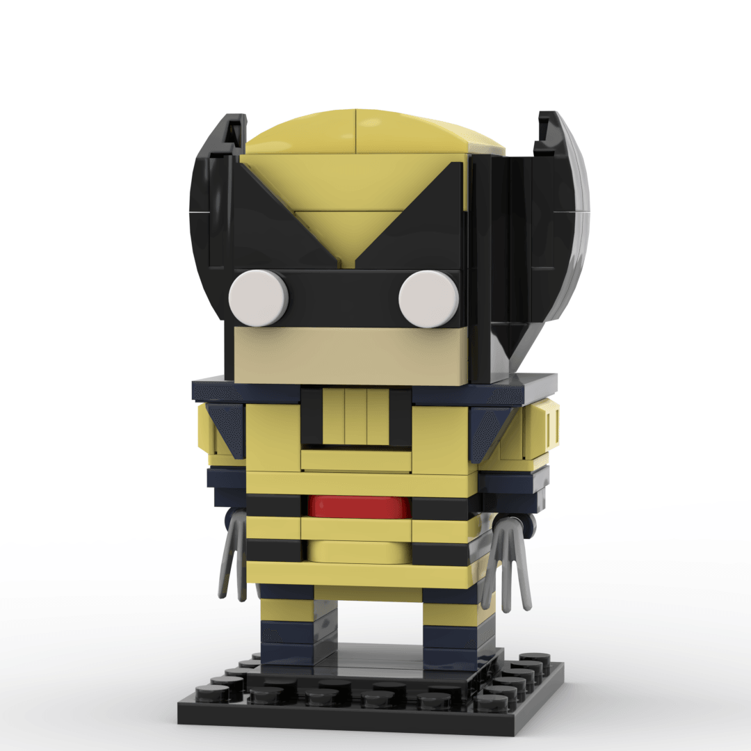 MOC Custom Wolverine Brickheadz - MOC Brick Store