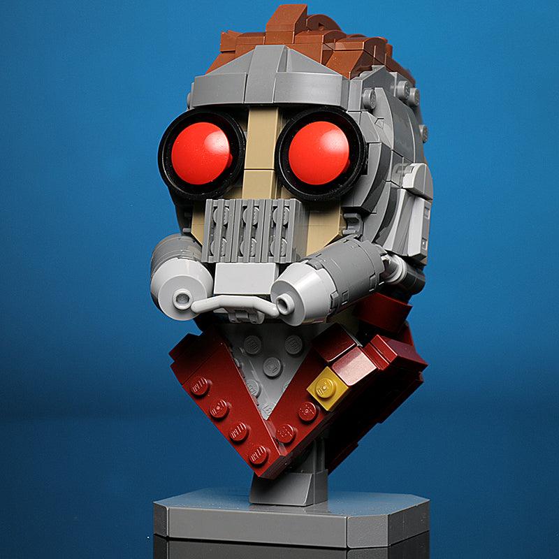 MOC-13461 Custom LEGO Star-Lord Bust– MOC Brick Store