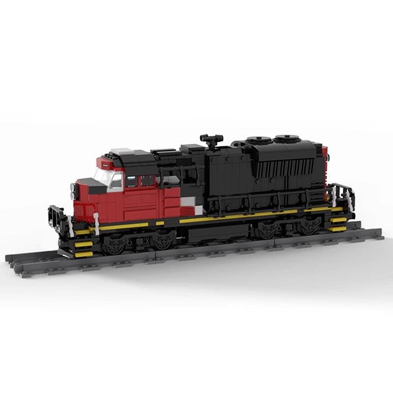 MOC-47989 Cargo Train - EMD SD70M-2 CN Train– MOC Brick Store