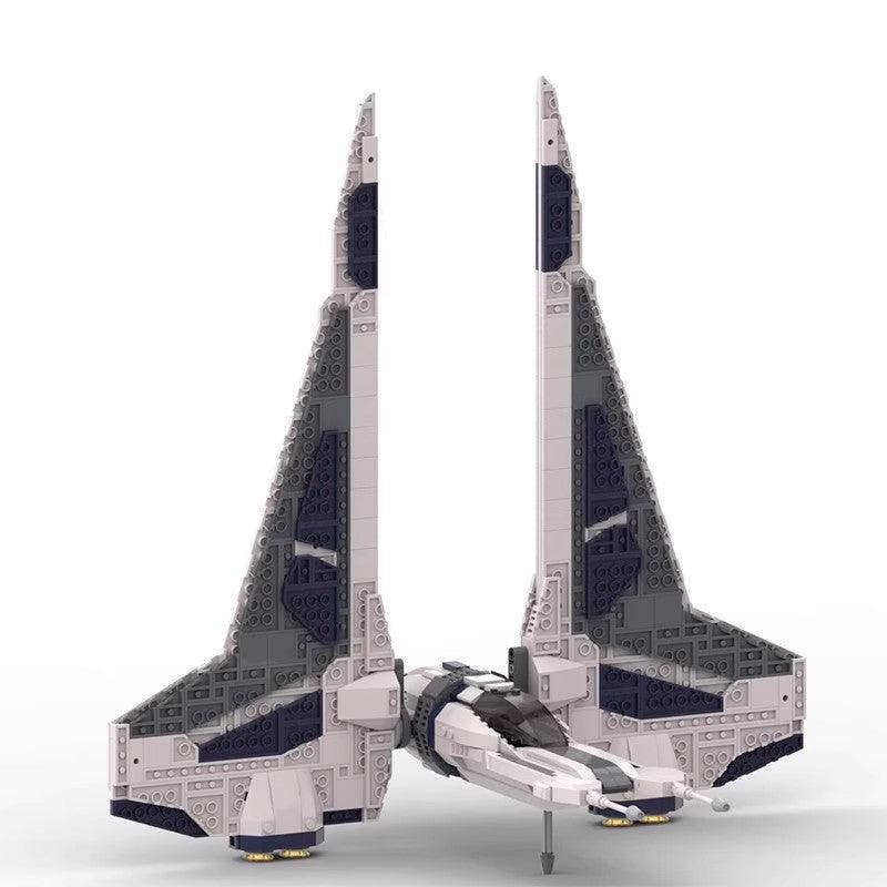 MOC-143184 Mandalorian starfighter Kom'rk-class fighter– MOC Brick Store