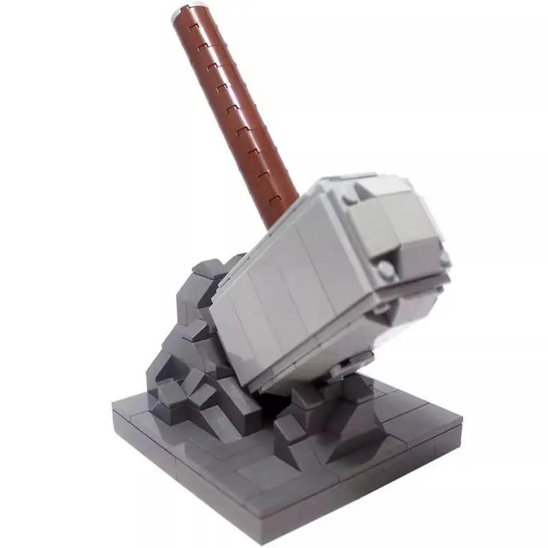 MOC-22560 Thor's Hammer - Mjolnir (Desktop Build)– MOC Brick Store
